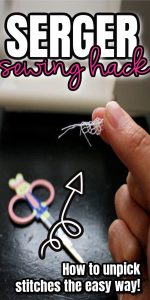 How to Unpick Serger Stitches - Rae Gun Ramblings