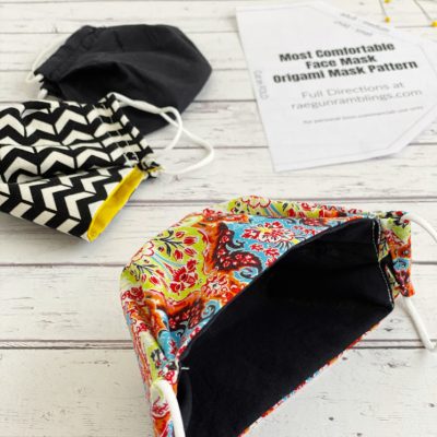 Most Comfortable Face Mask Origami Mask Pattern - Rae Gun Ramblings